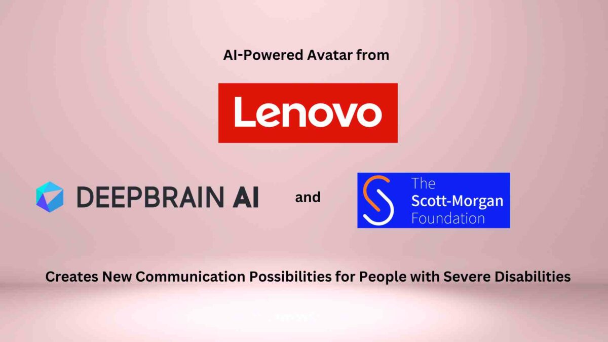 AI-Powered Avatar from Lenovo, DeepBrain AI, and the Scott-Morgan ...